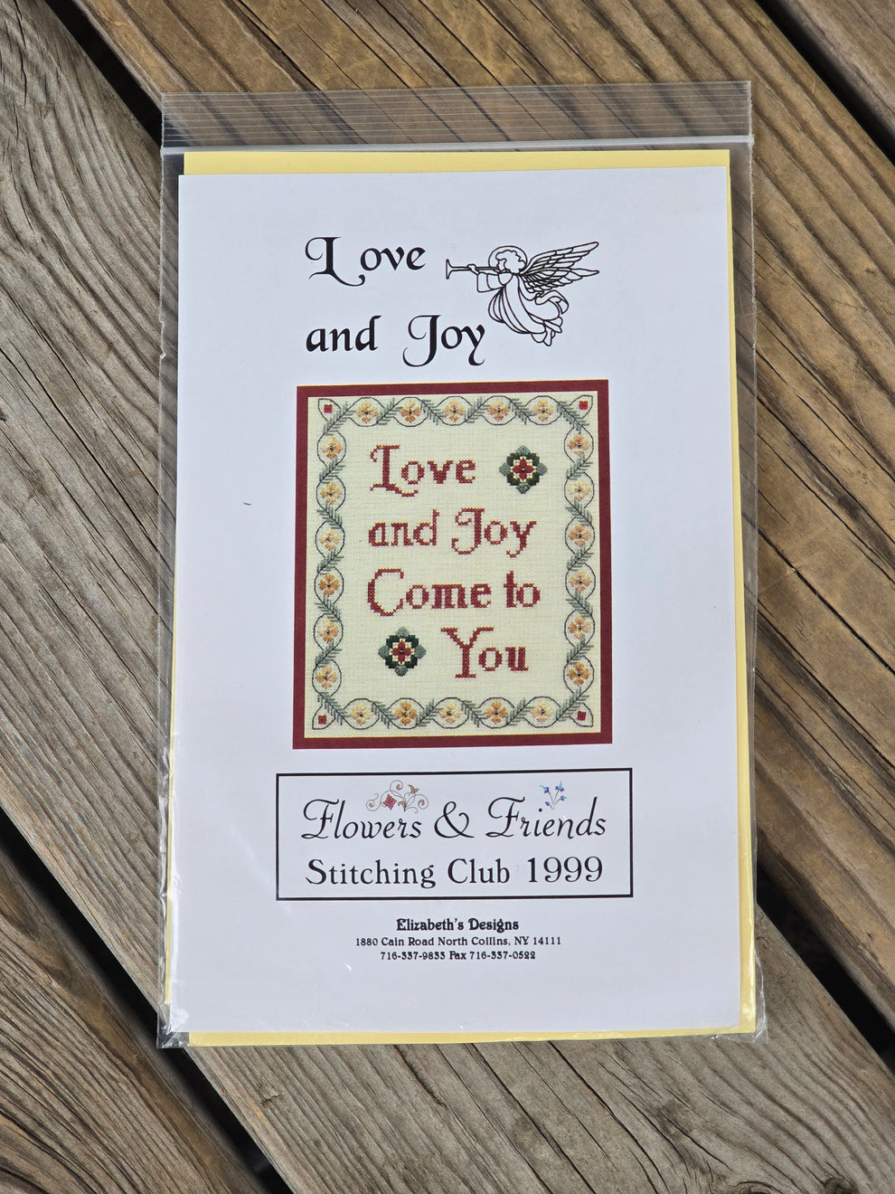 Elizabeth's Designs - Flowers & Friends Stitching Club 1999 - Love and ...