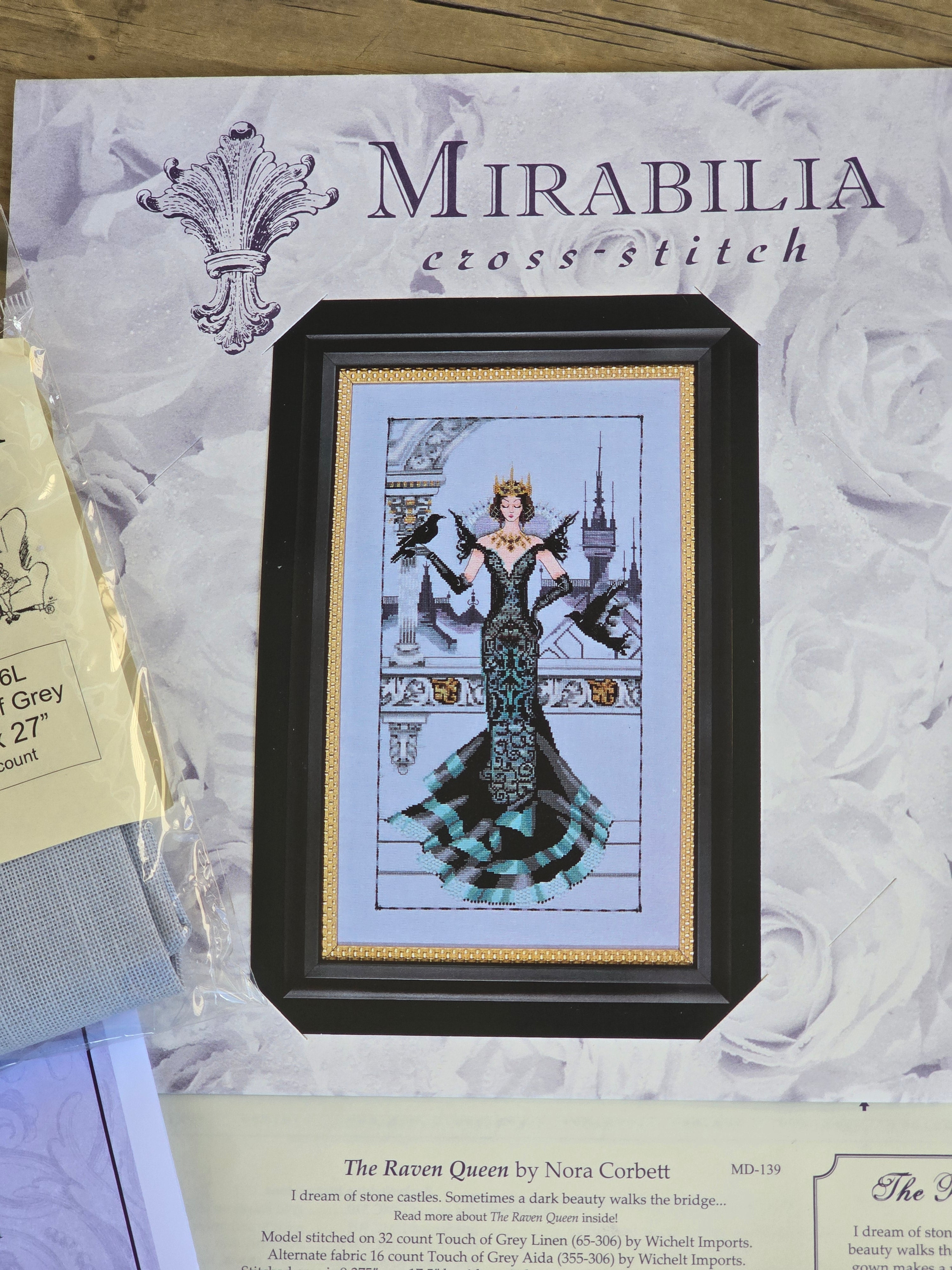 Mirabilia - The Raven Queen - Cross Stitch Kit – GATHER 'N STITCH LLC
