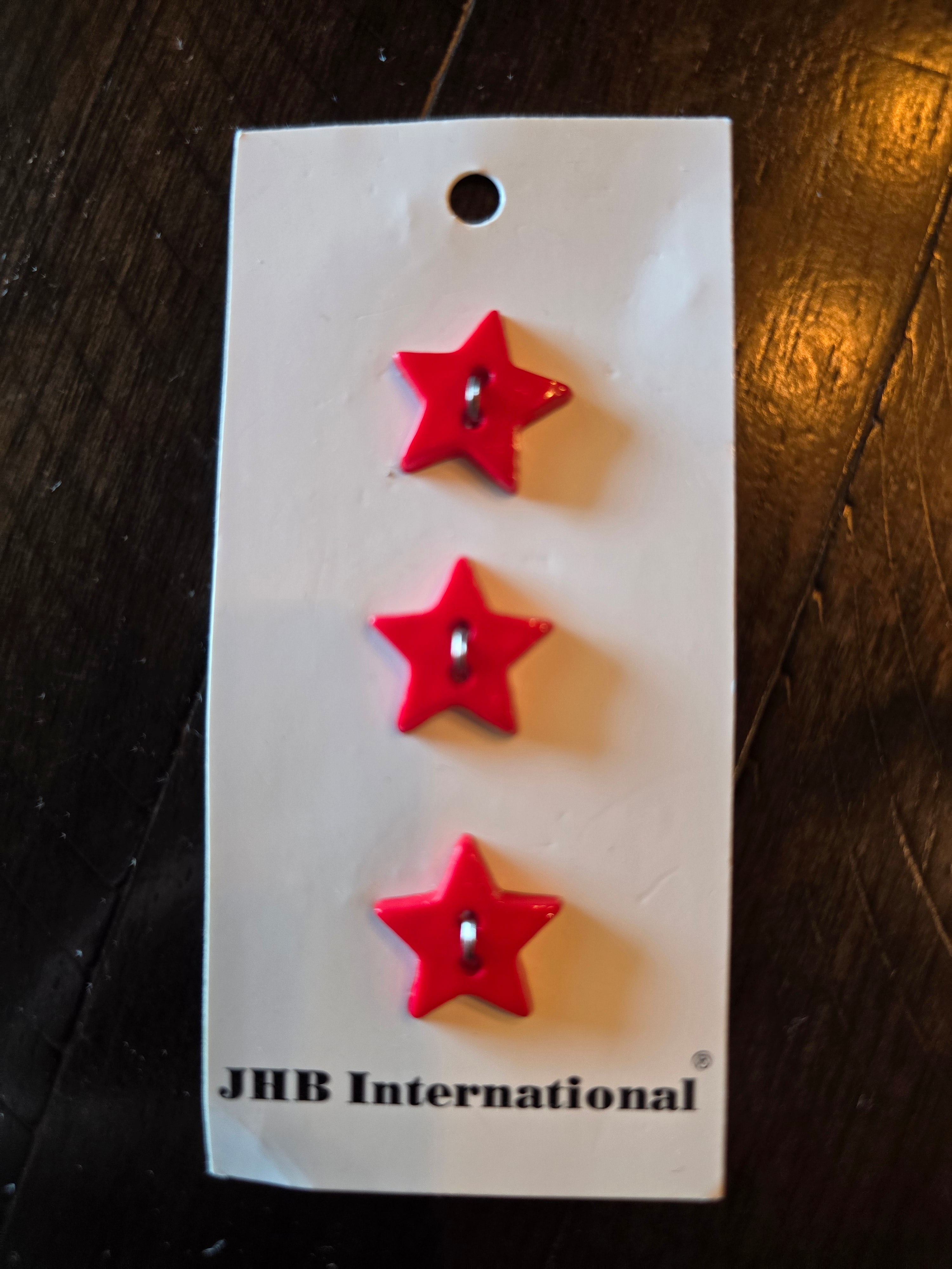 JHB International - Red Star Buttons – GATHER 'N STITCH LLC