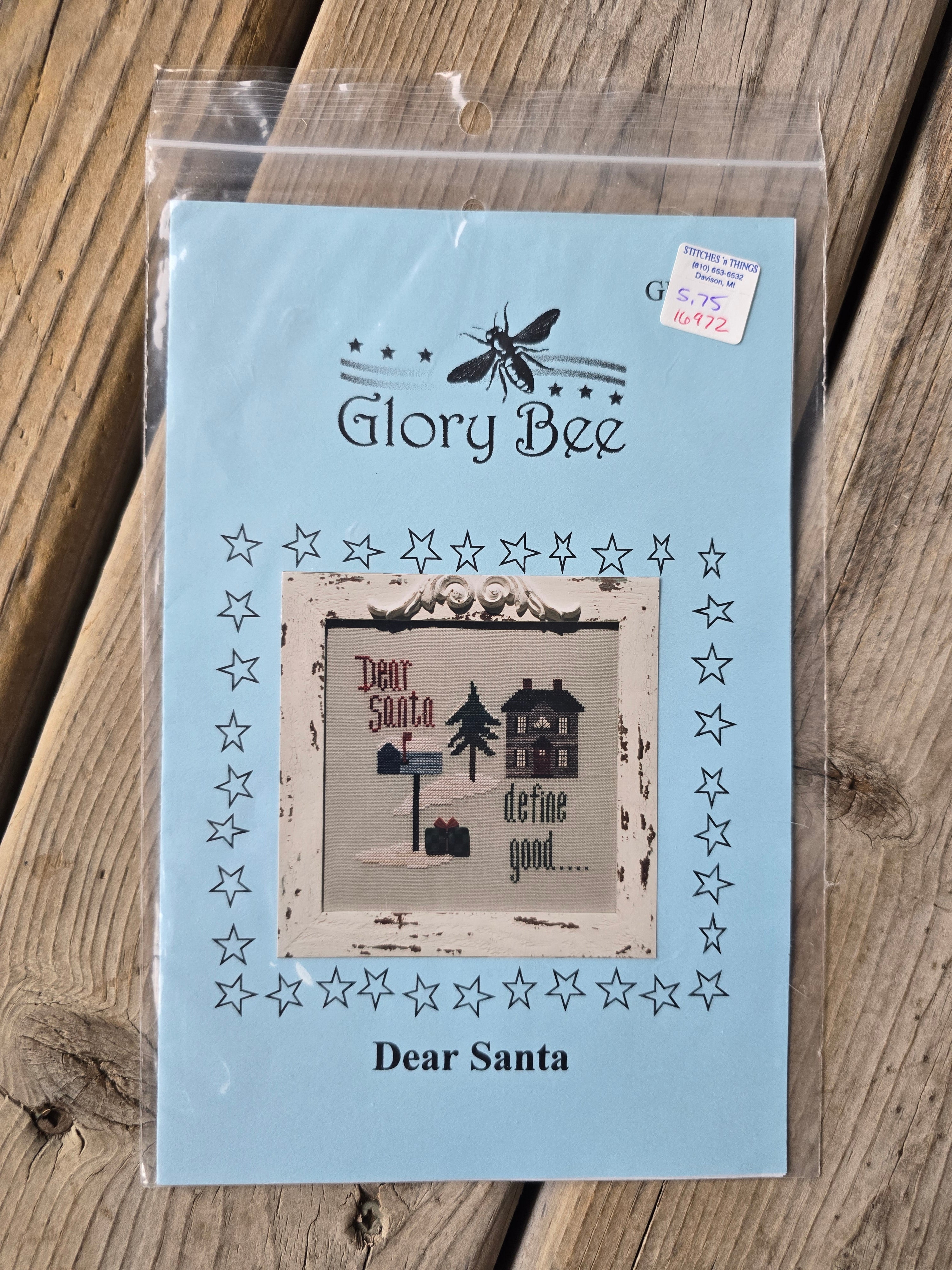 Glory Bee - Dear Santa - Cross Stitch Pattern – GATHER 'N STITCH LLC