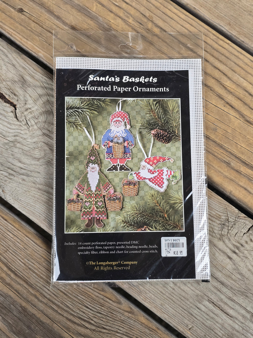 The Longaberger Company - Santa's Baskets - Cross Stitch Kit – GATHER ...