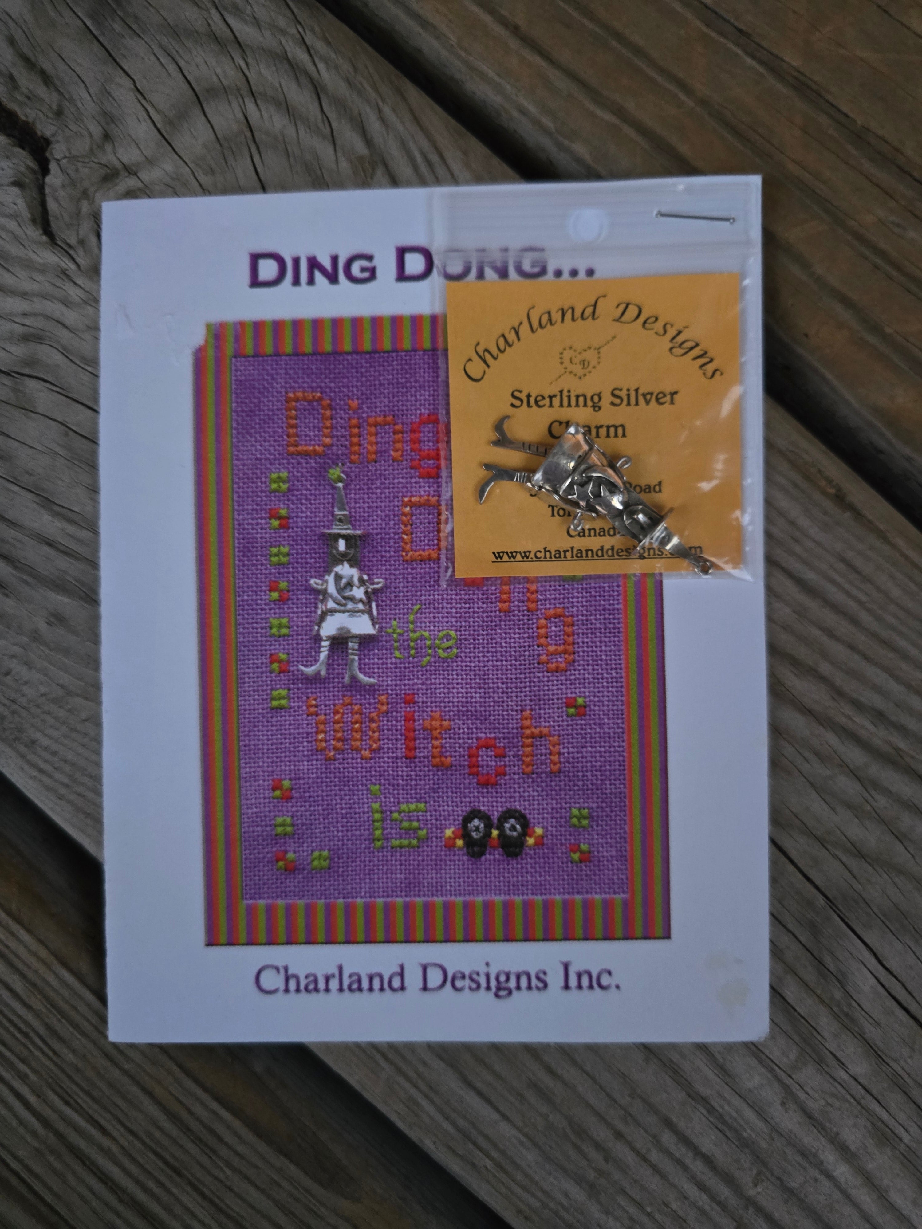 Charland Designs - Ding Dong Cross Stitch Pattern – GATHER 'N STITCH LLC