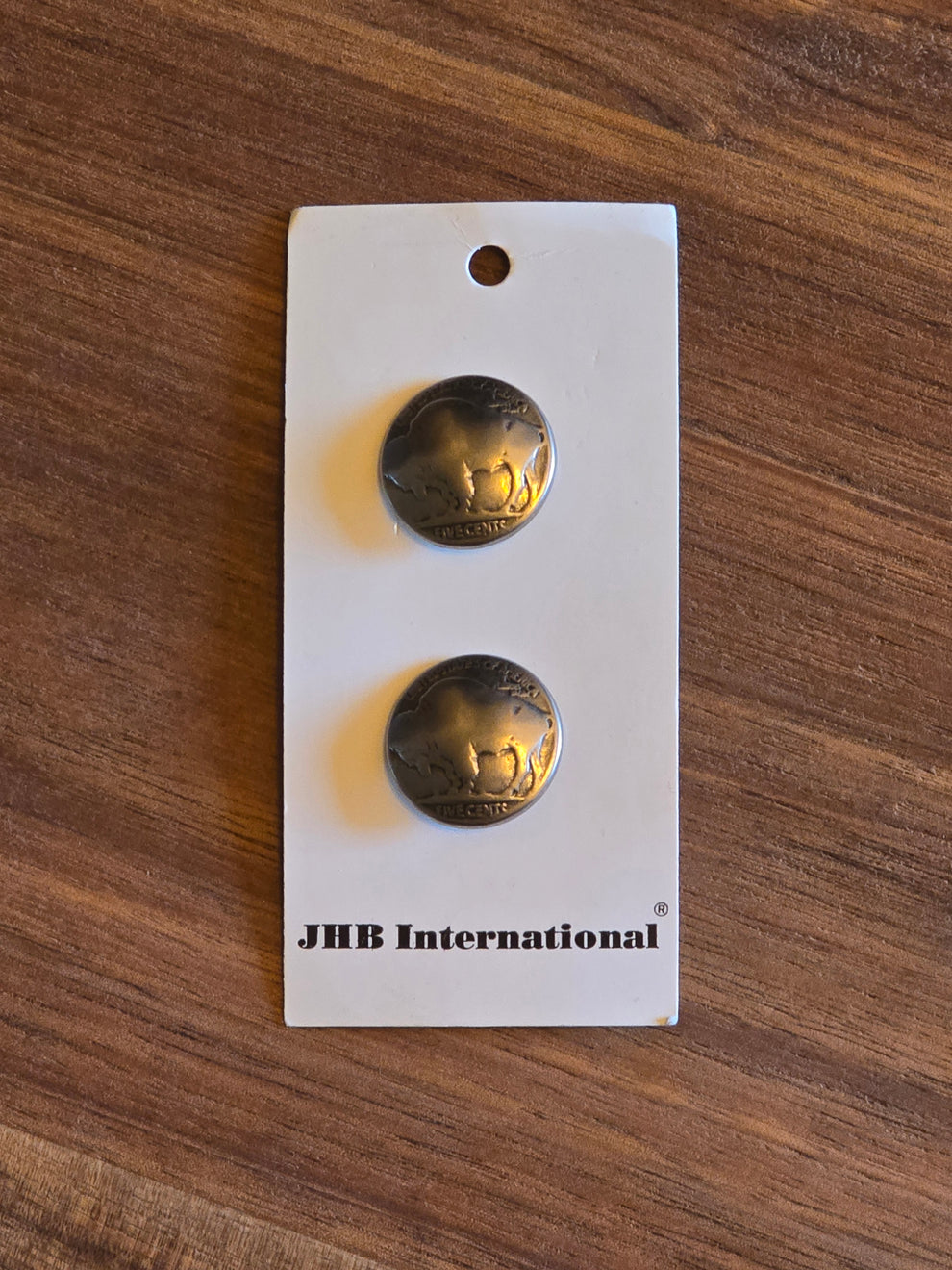 JHB International - Buffalo Nickel Buttons – GATHER 'N STITCH LLC