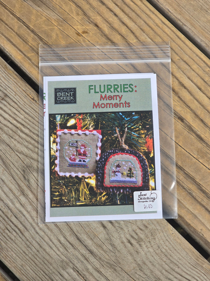 Bent Creek - Flurries: Merry Moments - Cross Stitch Pattern – GATHER 'N ...