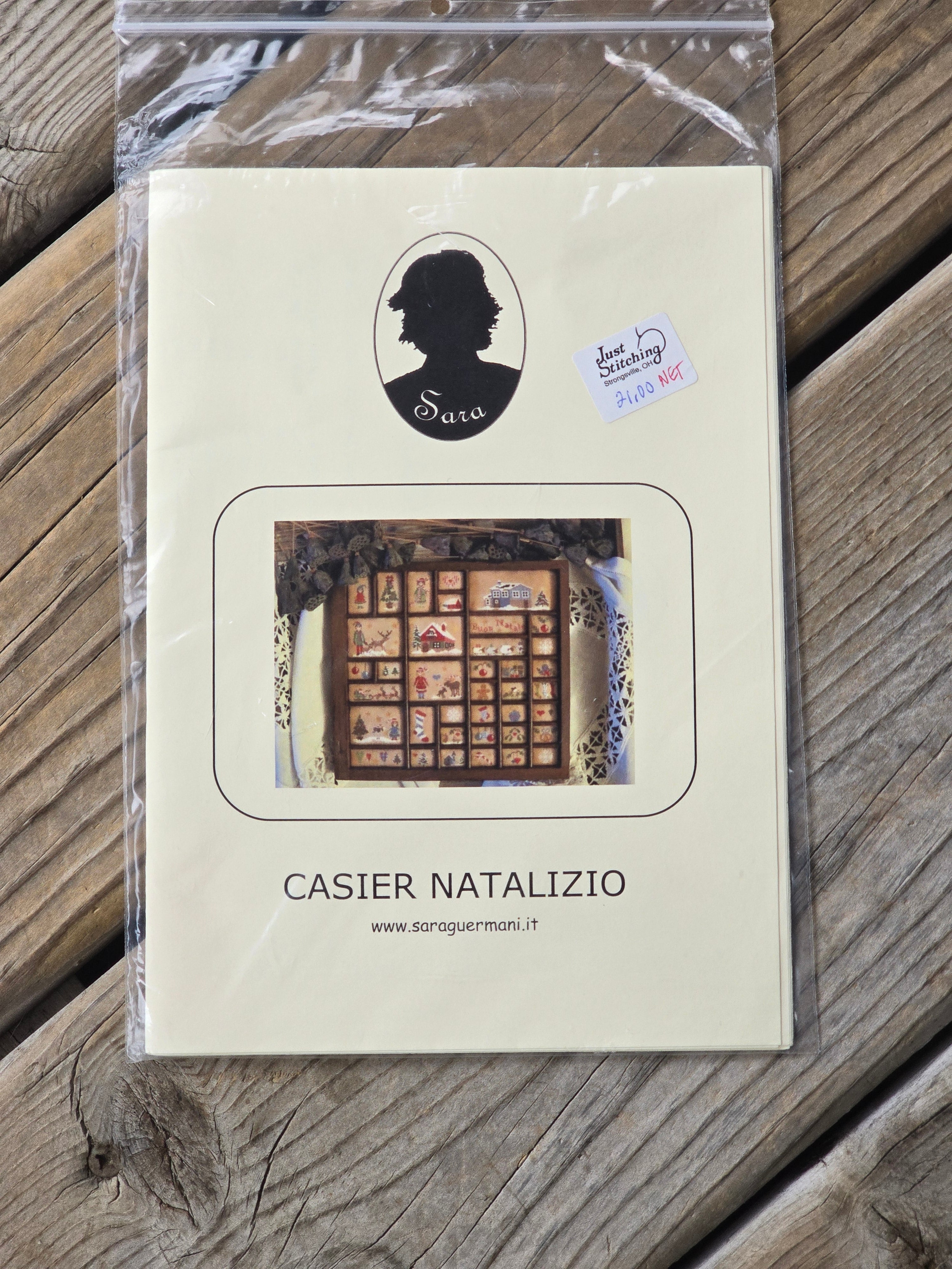 Sara - Casier Natalizio - Cross Stitch Pattern – GATHER 'N STITCH LLC