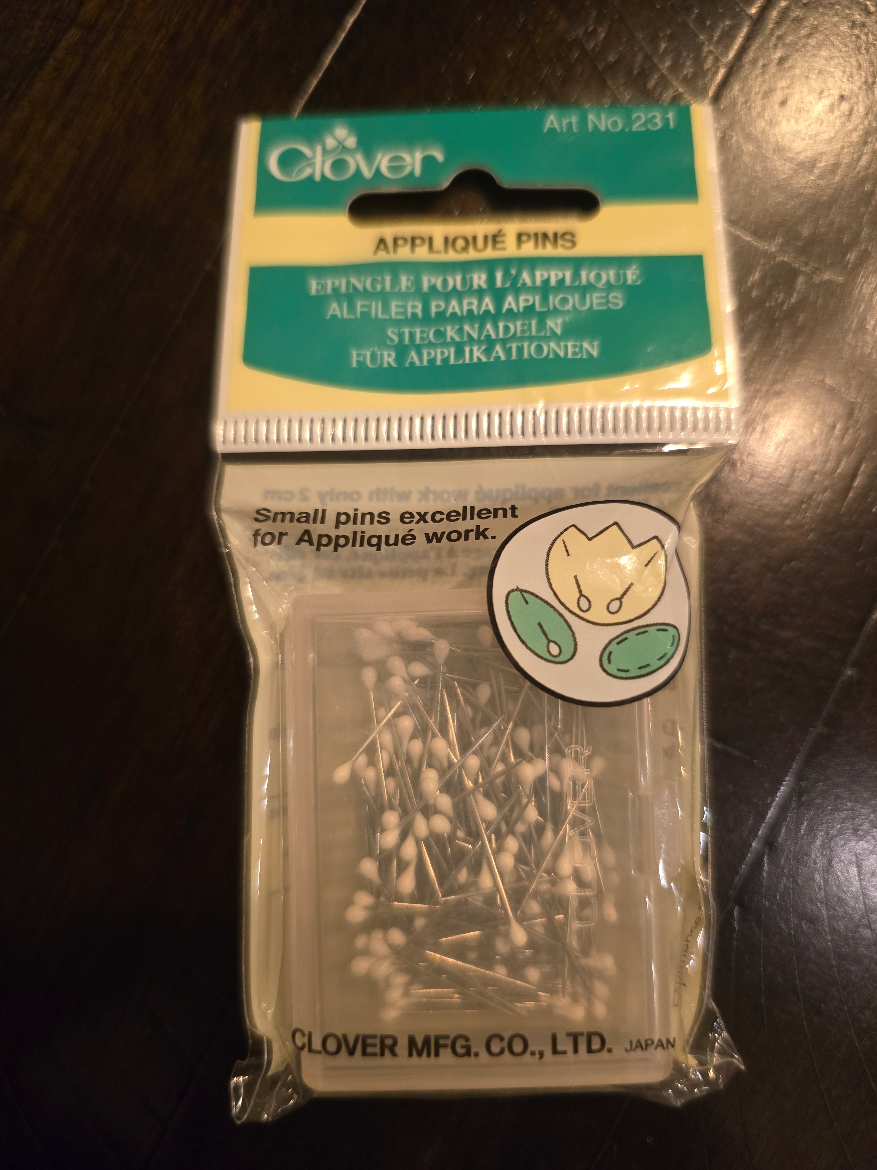 Clover - Applique Pins – GATHER 'N STITCH LLC