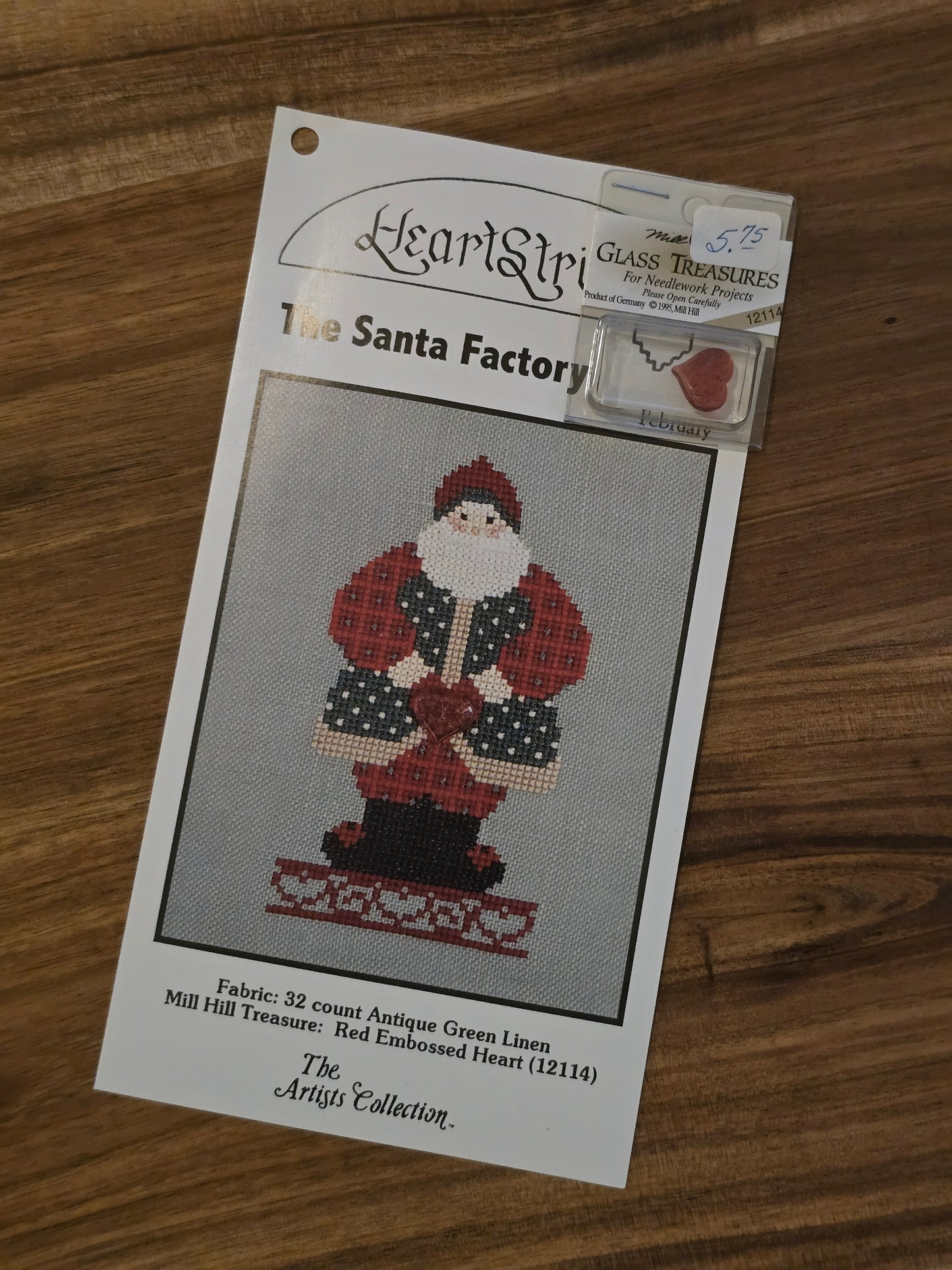 Heartstrings - The Santa Factory - February - Cross Stitch Pattern ...