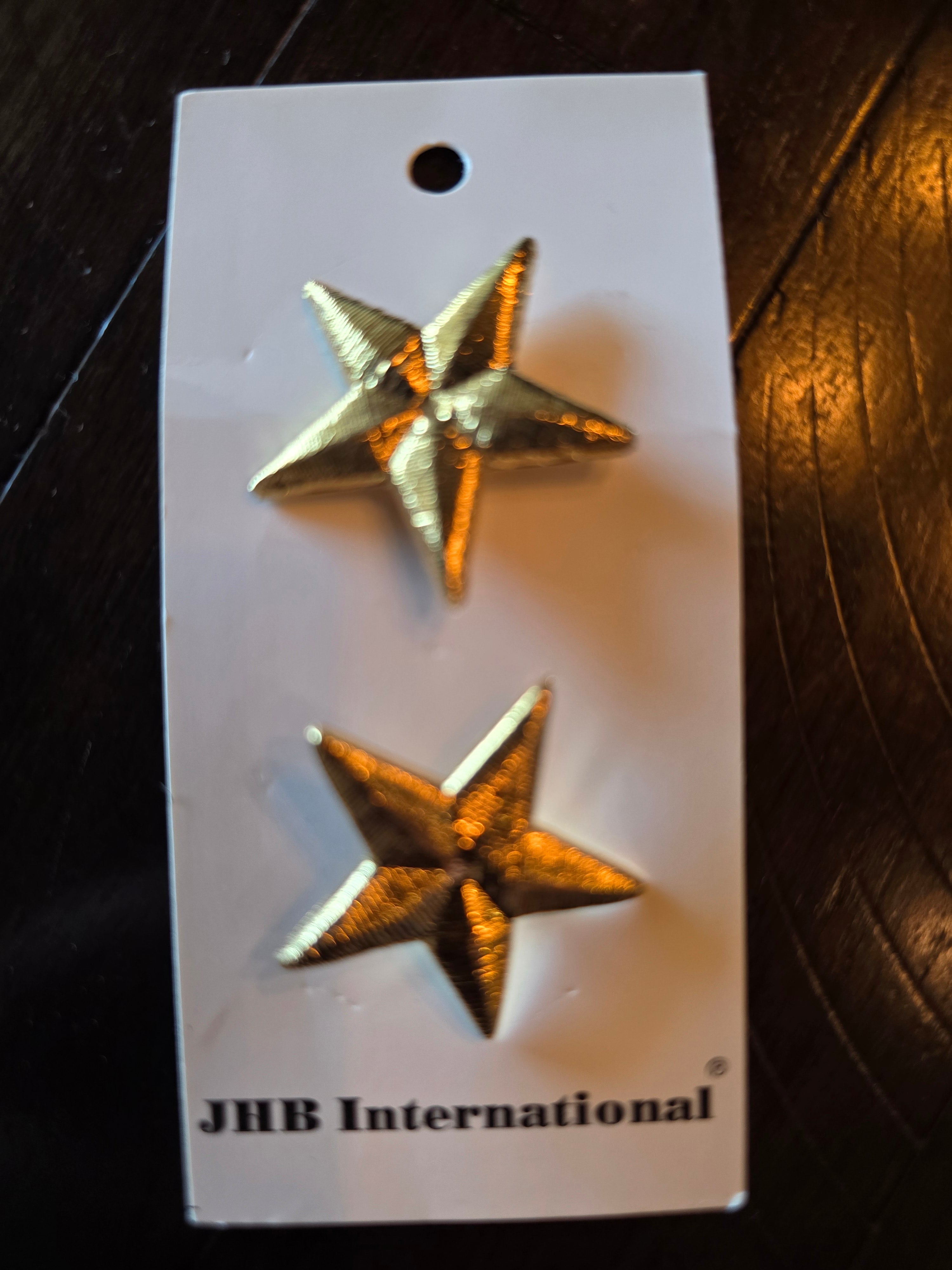 JHB International - Gold Star Buttons – GATHER 'N STITCH LLC