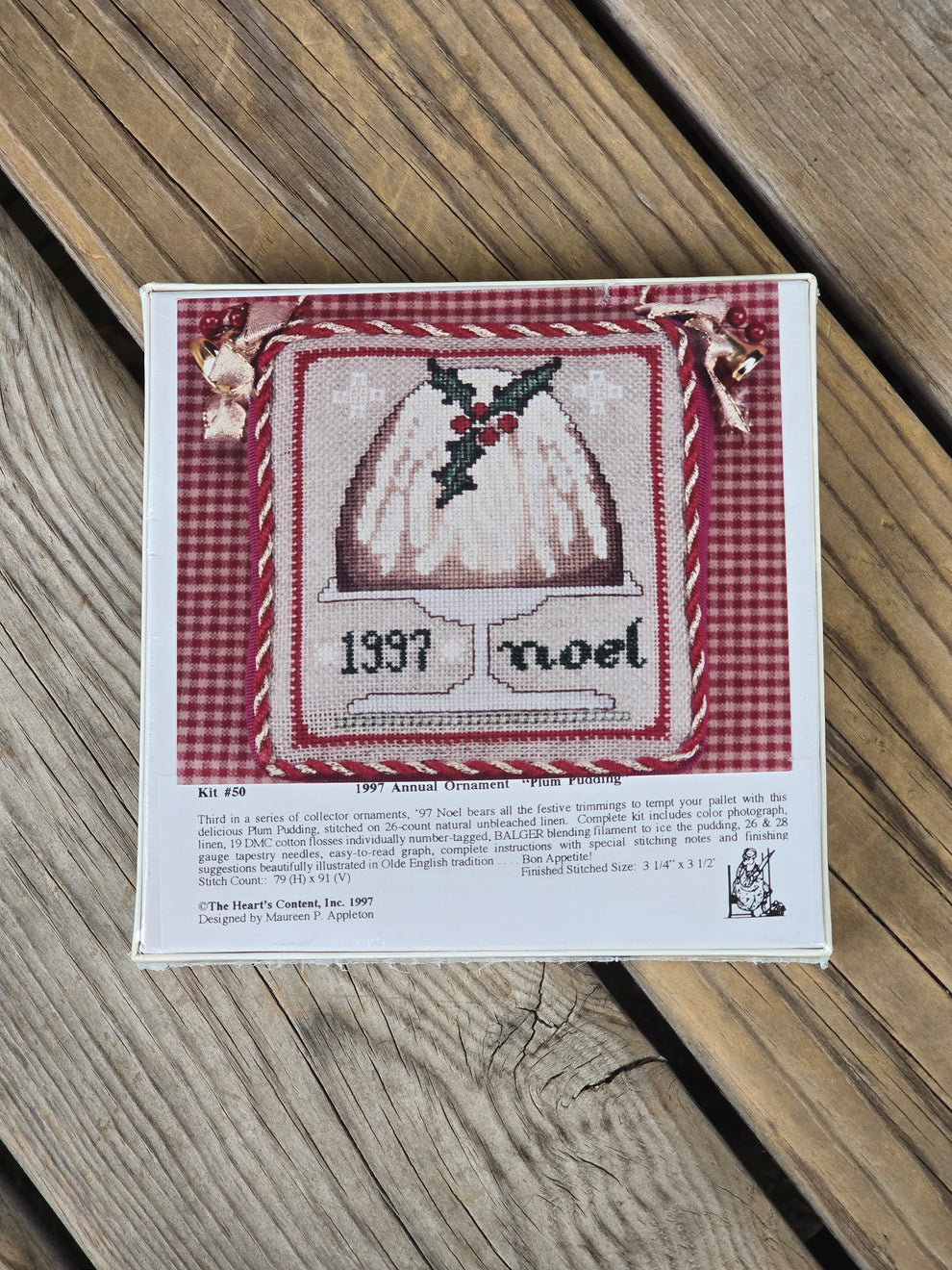 The Heart's Content, Inc. - 1997 Annual Ornament - Plum Pudding - Cros ...