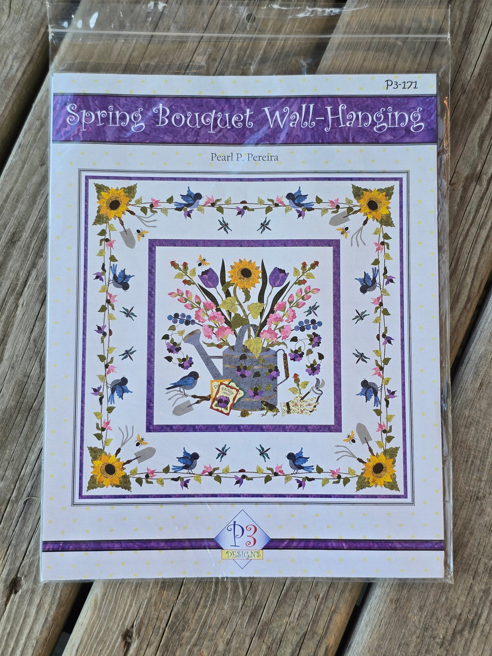 P3 Designs - Spring Bouquet Wall-Hanging - Quilt Pattern – GATHER 'N ...
