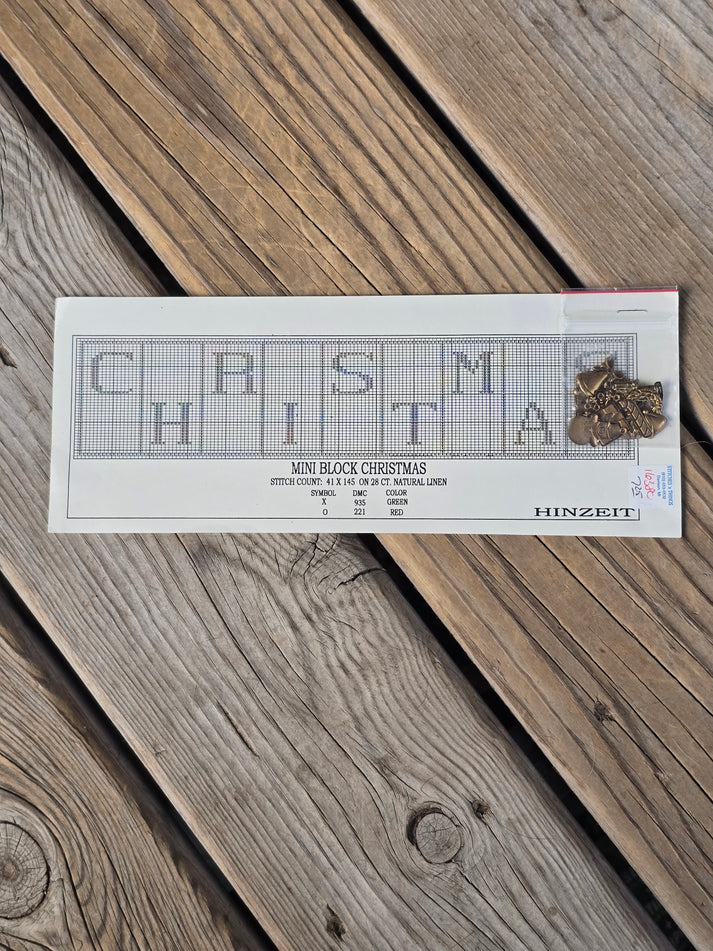 Hinzeit - Mini Block Christmas - Cross Stitch Pattern – GATHER 'N ...